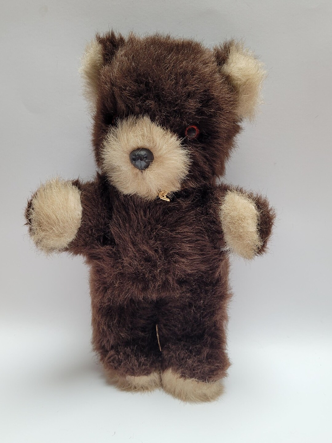 Vintage 1970s Watford Real Soft Toys Brown Teddy Bear Plush 13in Made ...