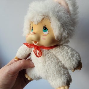 Vintage 1979 Nyamy Felina White Kitten Cat ,washino Monchichi ...