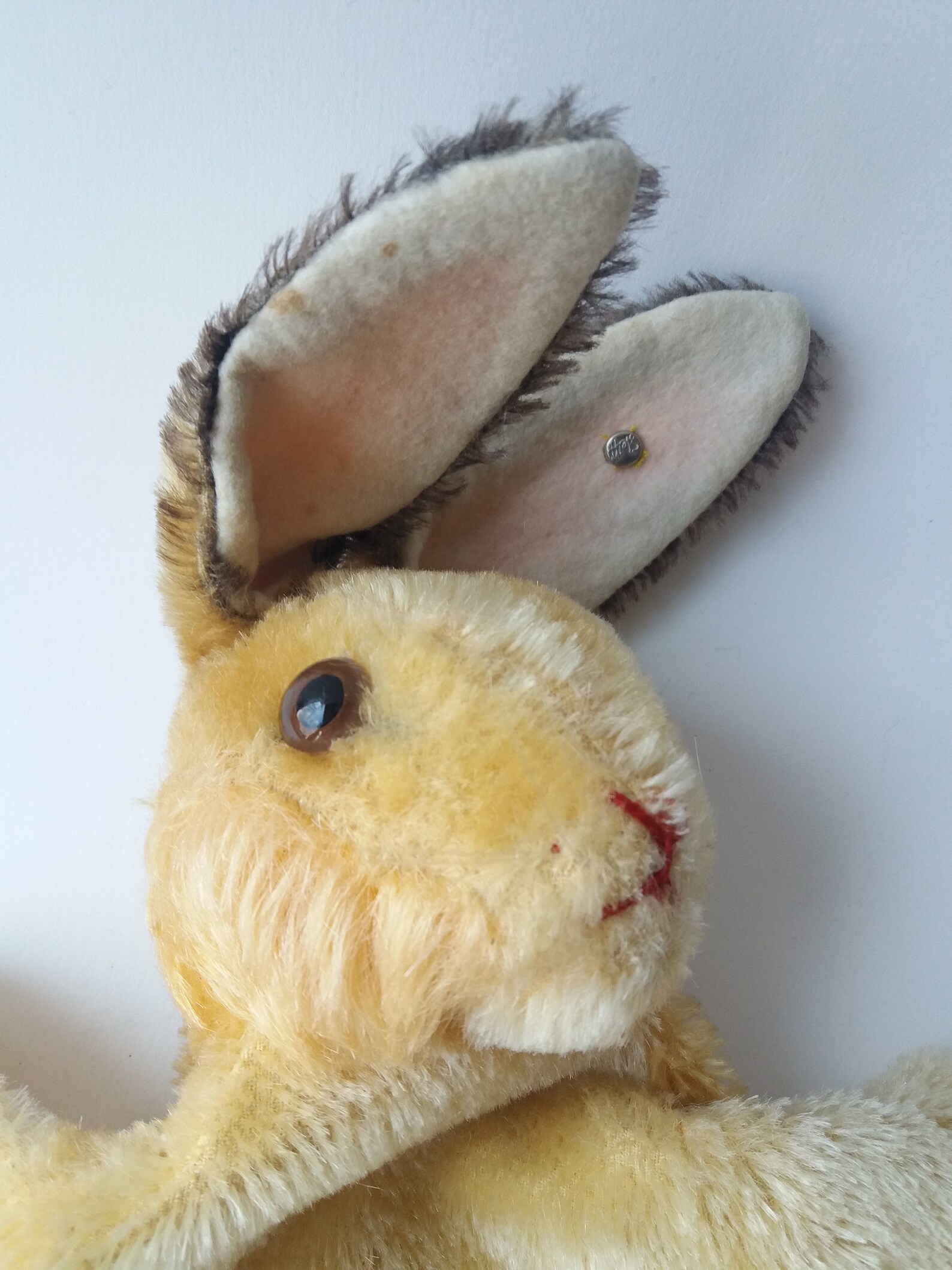 Steiff Bunny Rabbit Hand Puppet Vintage 1950smohairhard | Etsy