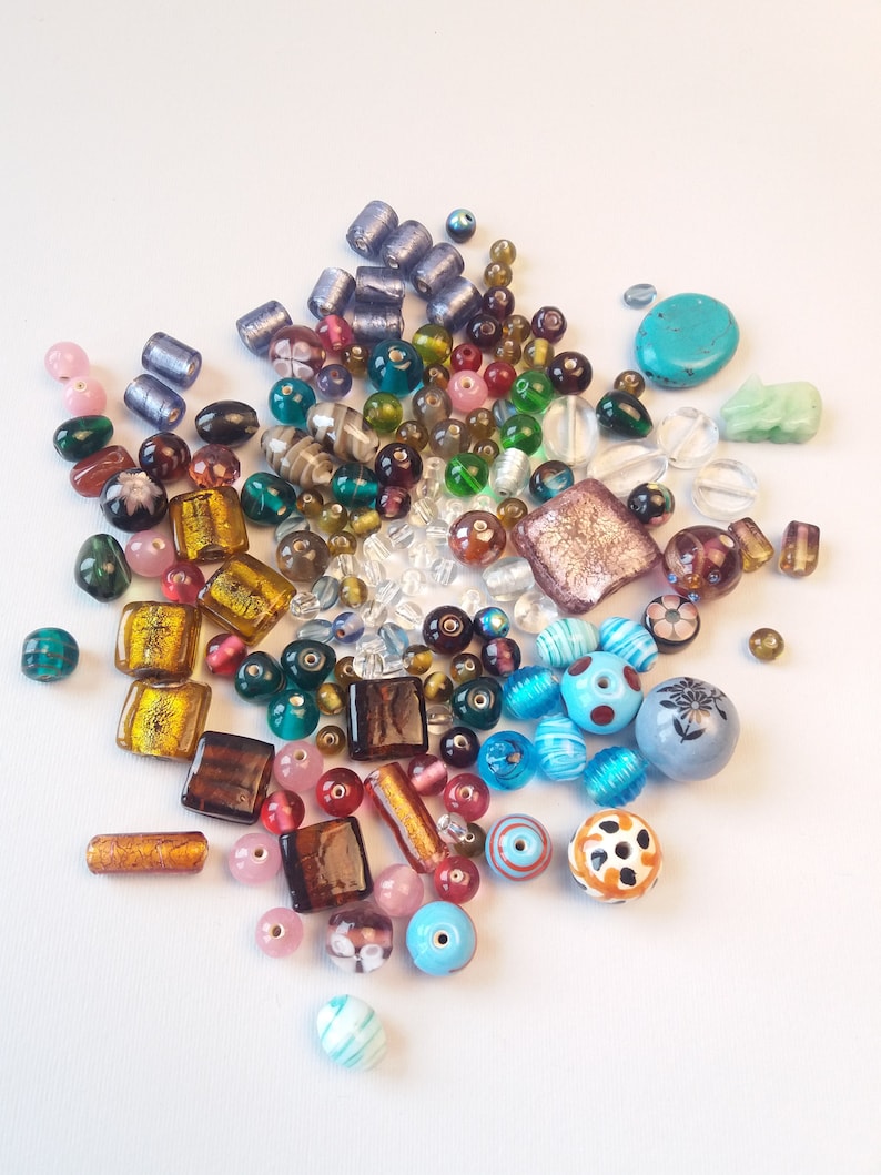 Beads Vintage Beads Mixed Lampwork Glass Craft Supplies & Tools etna.com.pe