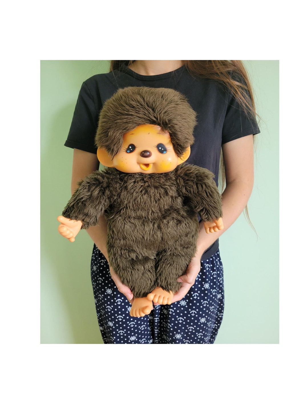 Vintage Big Kiki Monchhichi Monchichi Monkey Doll 46cm/18 - Etsy