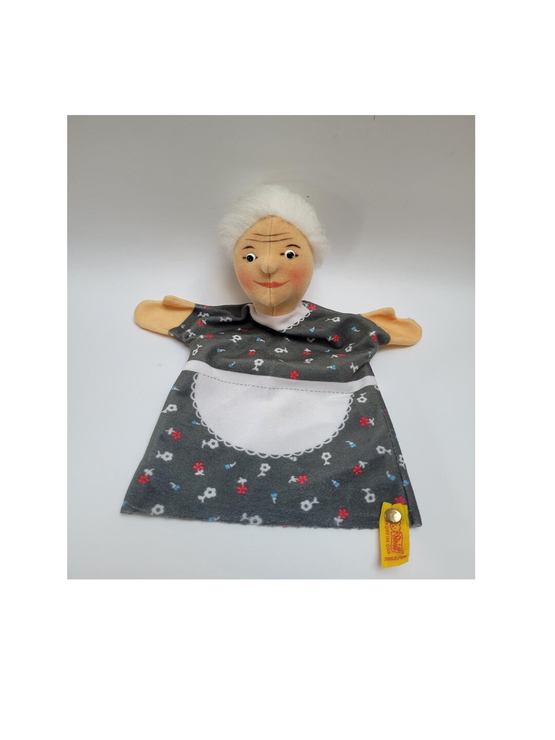 Steiff Grandmother Hand Puppet,german Handpuppe,old Lady Fairy Tale ...