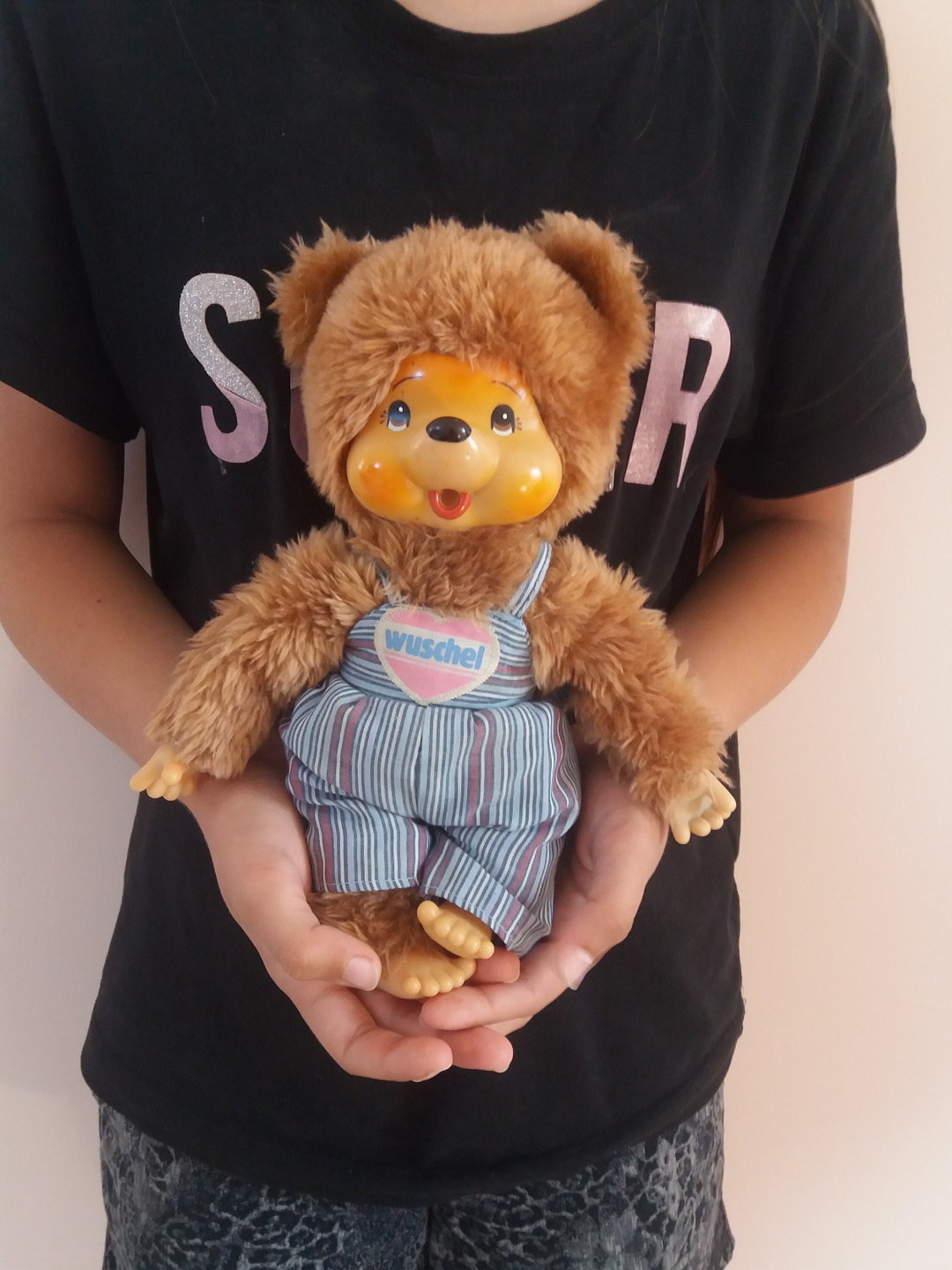 Vintage Monchhichi Wuschel Bear, Japan Tobby Bear ,monchichi Friends ...