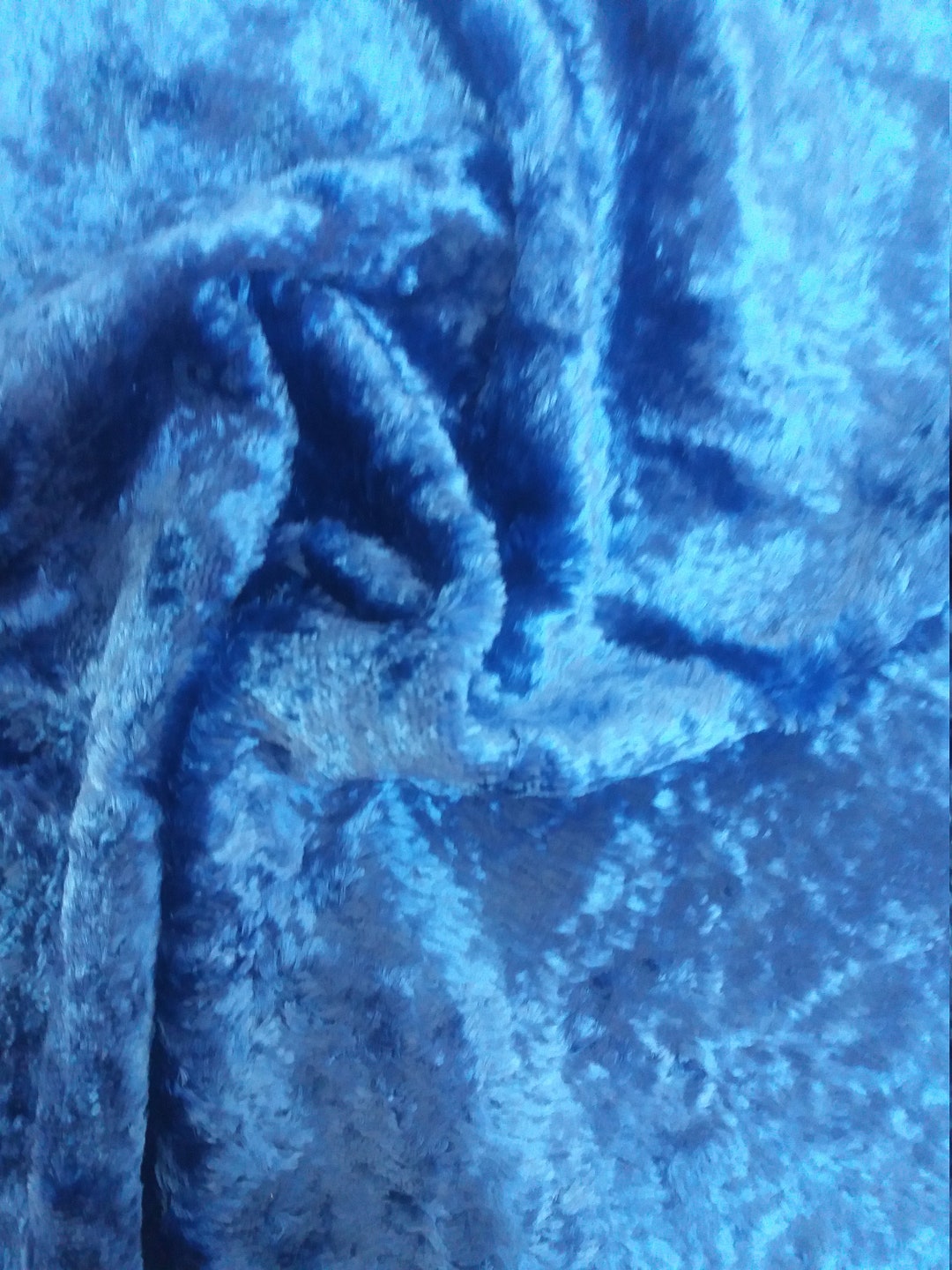 Teddy Bear Making Viscose Fabric, Royal/cobalt Blue Plush 21x14 1/2 ...