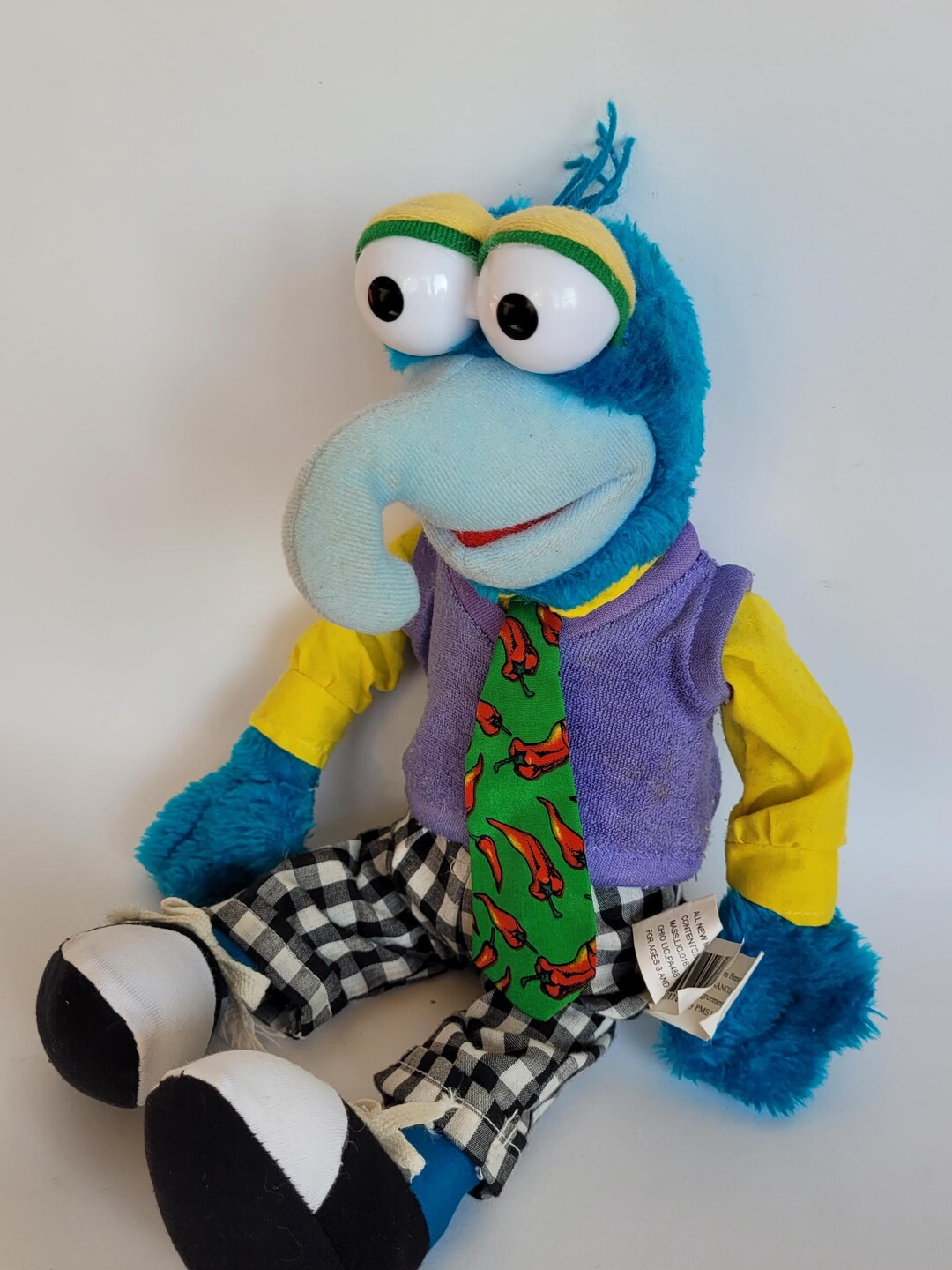 Vintage Just Play the Muppets Gonzo Jim Henson 14” Plush Figure Made by ...
