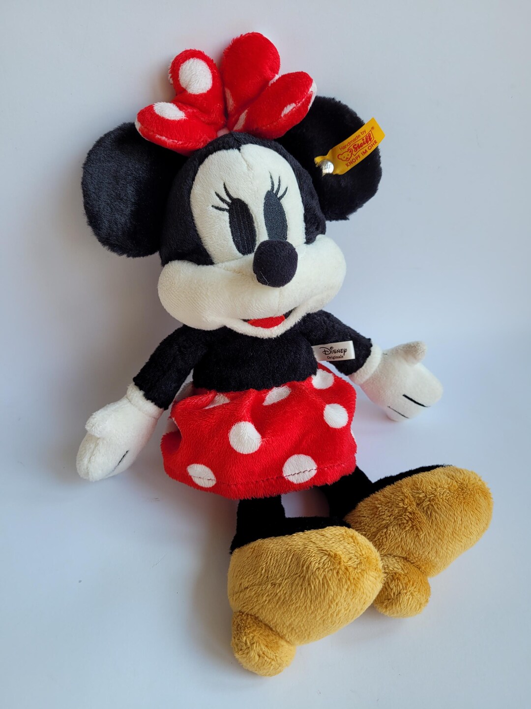 Steiff Disney Minnie Mouse Plush Doll 12inch ID 024511 Excellent ...
