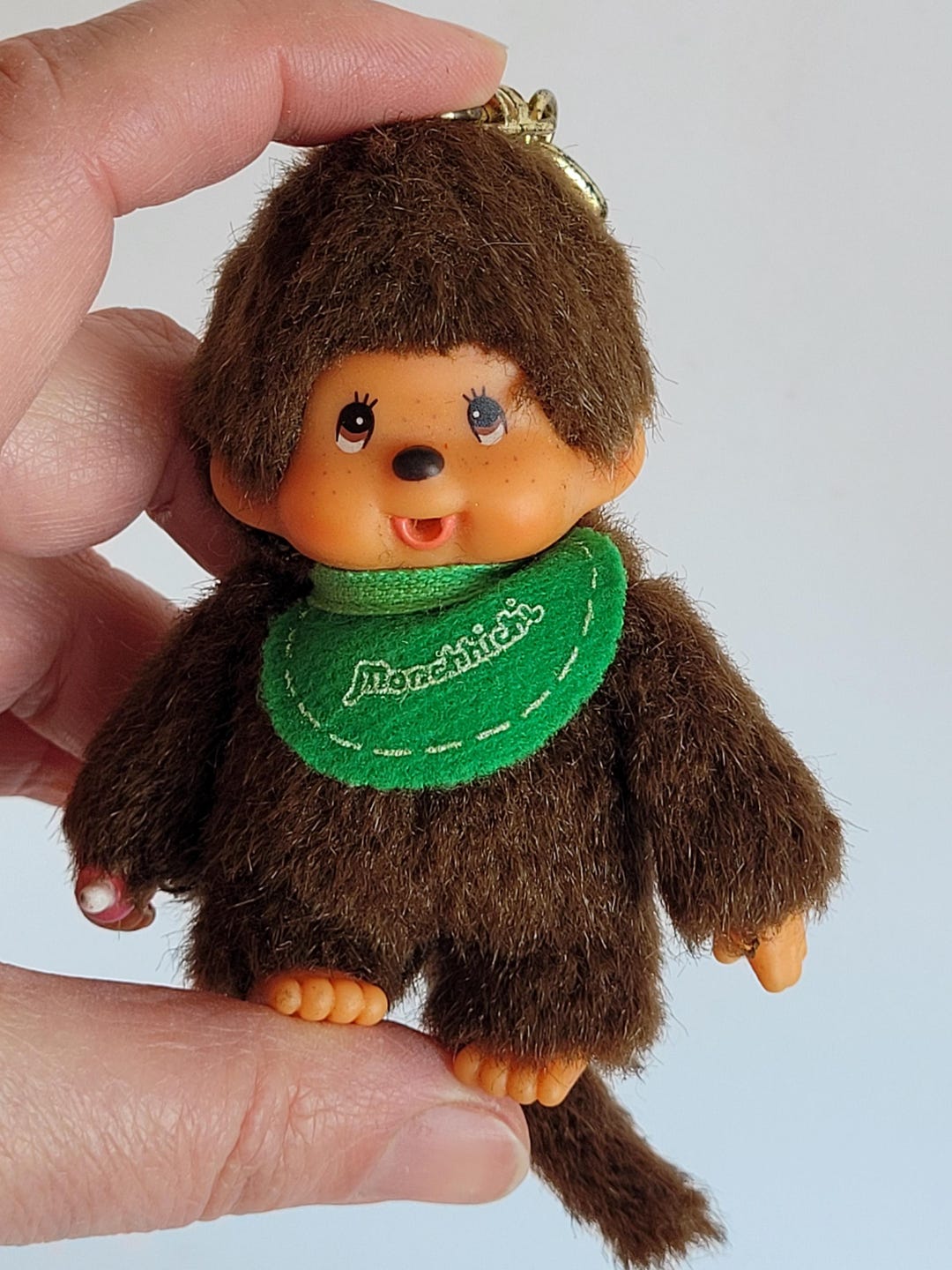 Vintage Sekiguchi Tiny Monchhichi/monchichi Monkey Doll Key Chain 3 1 ...