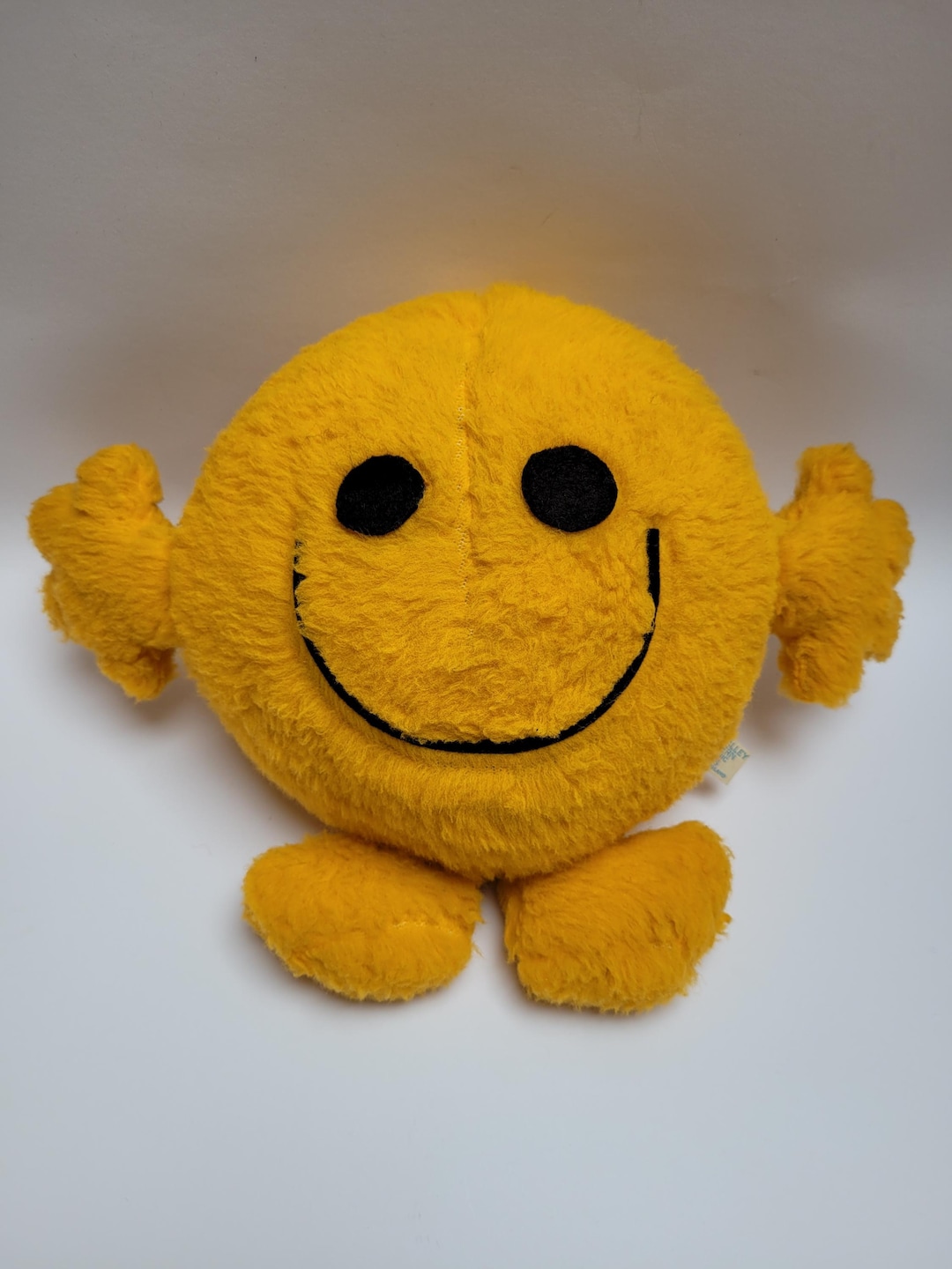 Vintage Chad Valley Roger Hargreaves Mr Happy Mr Men Plush Toy 1970s - Etsy
