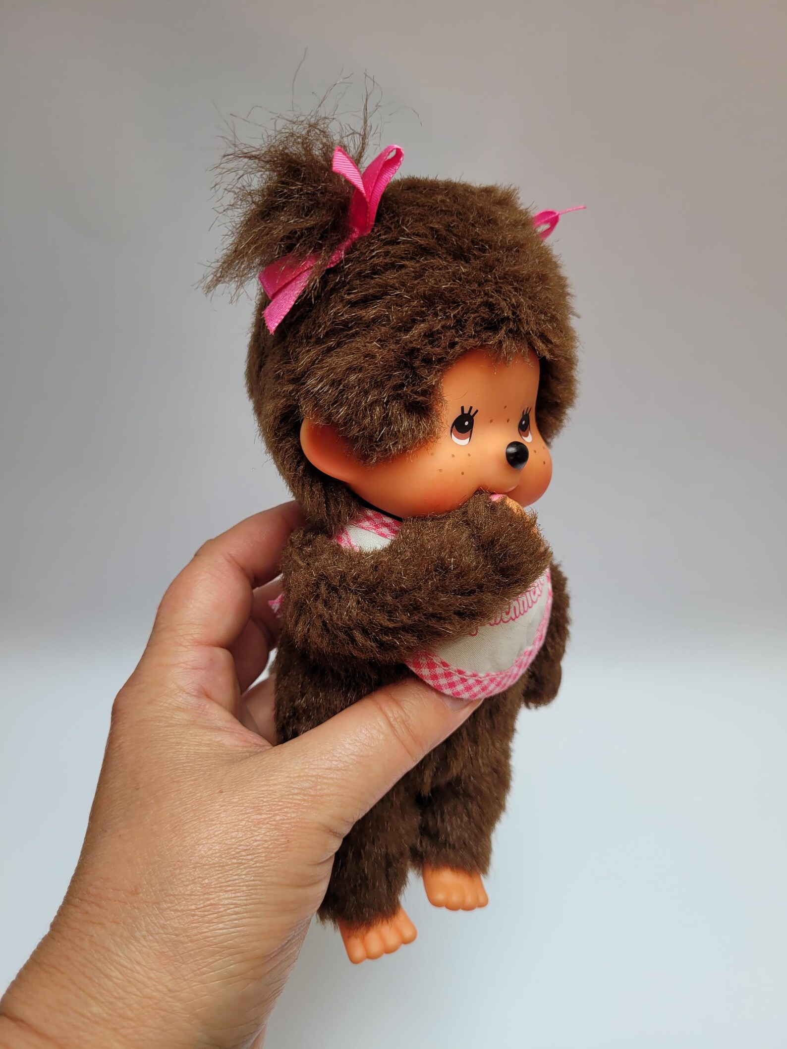 Vintage Monchhichi/monchichi Monkey Girl Doll, 8inch,excellent ...