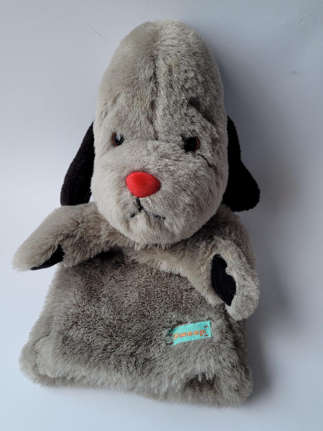 Vintage Sweep the Dog Hand Puppet Plush Soft Toy , BBC Children’s Show ...