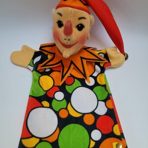 Vintage Steiff Kasper Jester Joker Hand Puppet,german Handpuppe,clown ...