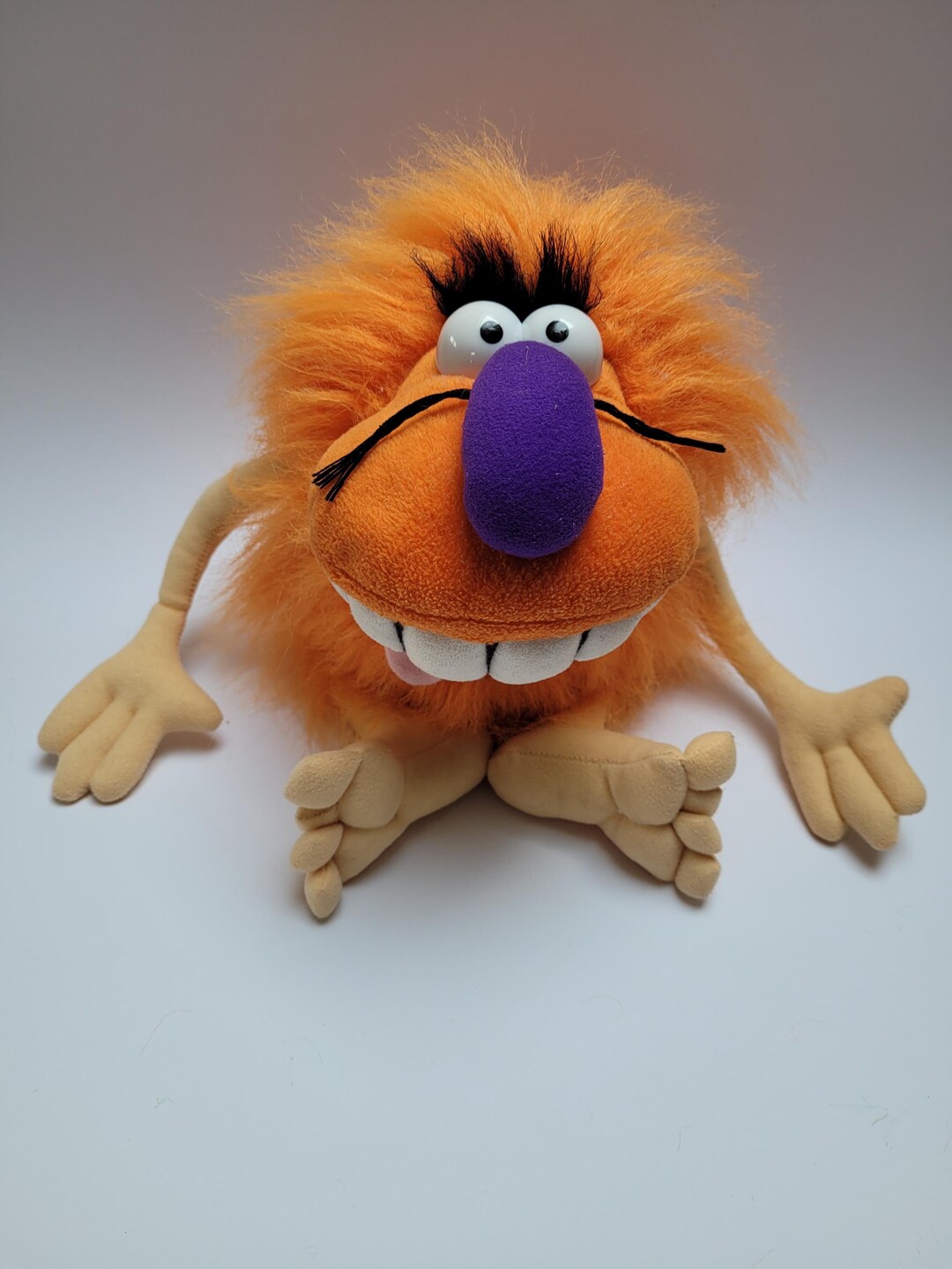 Vintage 90s Pog Man Plush: Waddington's Fluffy Caveman Collectible - Etsy