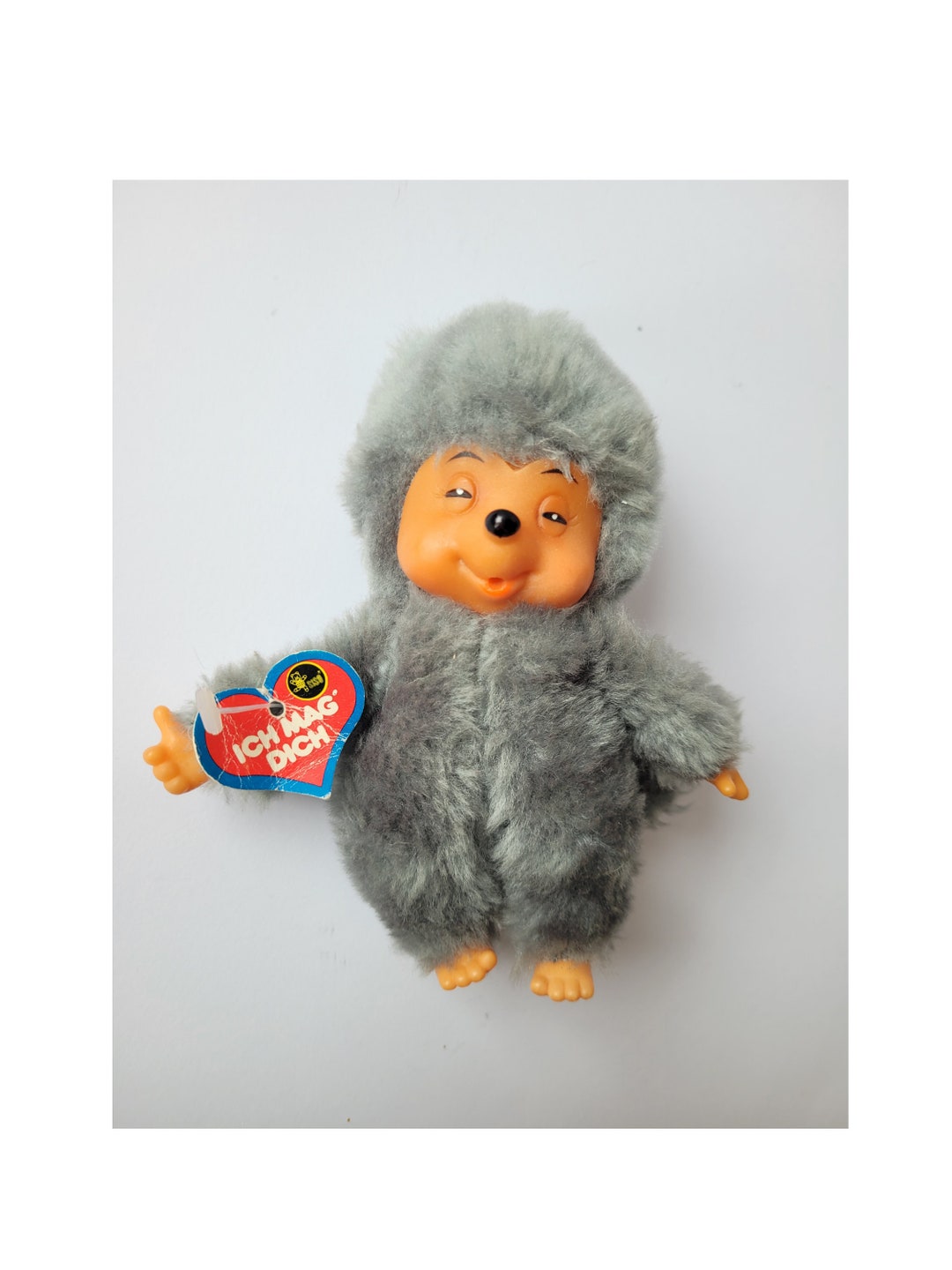 Vintage Monchhichi Monchichi Friends,nyamy Type Hedgehog/mouse Doll ...