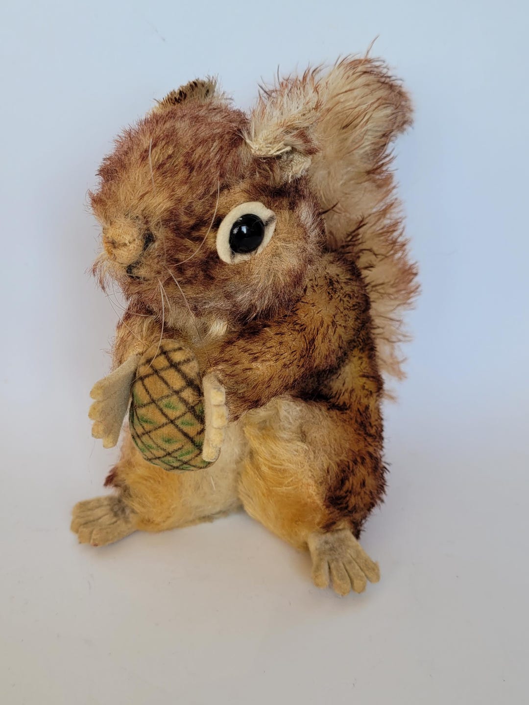 Vintage Steiff Perry the Squirrel Mohair Hard Stuffed Plush 1960s,no ID ...