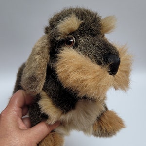 Vintage Steiff Raudi Dachshund Dog Stuffed Toy 4151/25, 11 Long,1980s ...