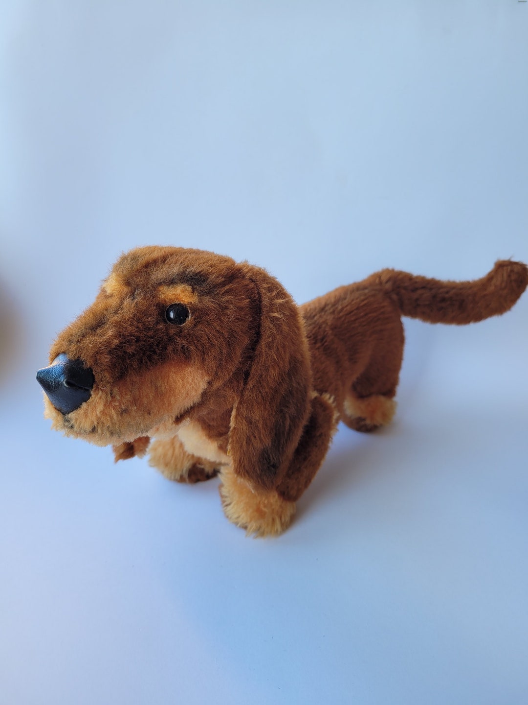 Vintage Steiff Waldi Dachshund Dog,realistic Wiener Dog Plush,id,rare ...