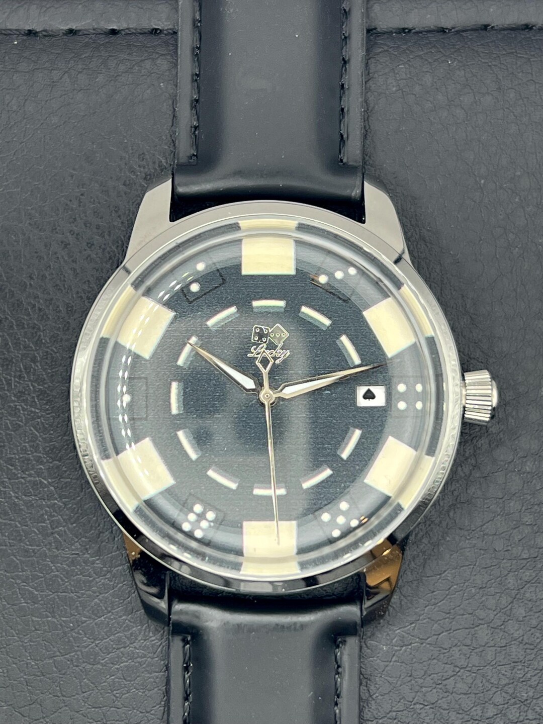 Poker Chip Watch | Custom Mod 40mm Men's Watch | Assembled by Hand in ...