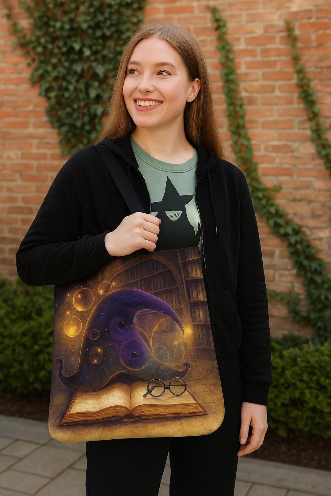 Wicked-inspired Tote Bag, Elphaba Inspired, Magical Tote Bag, Oz ...