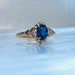 Midnight Blue Fairy Engagement Ring Gold, Fantasy Engagement Ring Blue ...