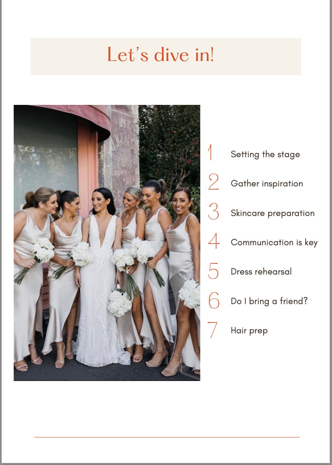 The Bridal Makeup Trial Checklist - Etsy