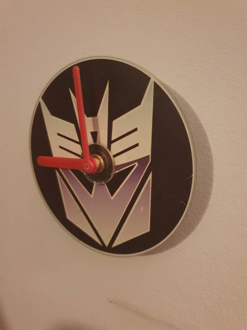 Transformers Decepticons CD Clock | Etsy