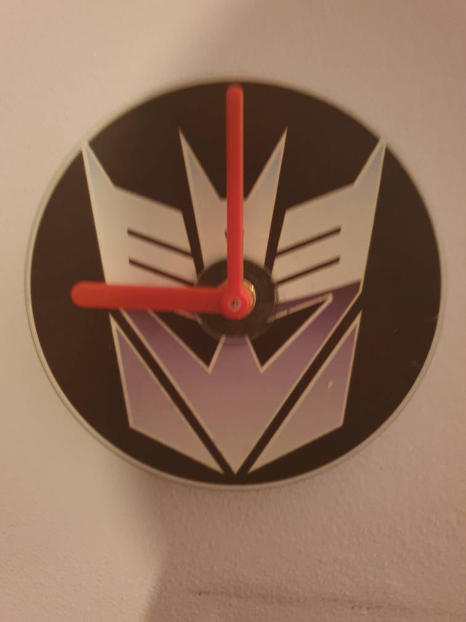 Transformers Decepticons CD Clock | Etsy