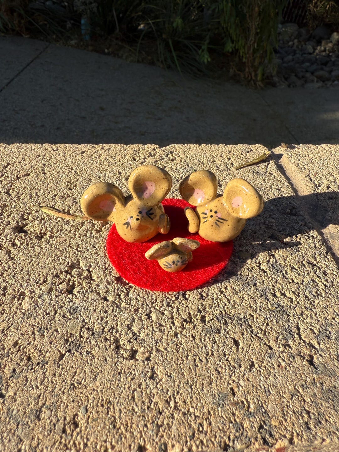 Mouse Family - Natural Face - Etsy