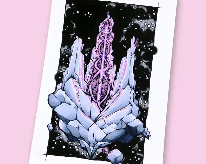 Neverending Story Art Print Signed A5 Fantasy Illustration | Etsy