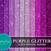 Ombre Glitter Digital Papers, Scrapbook Papers Colorful Glitter Clipart ...