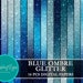 Blue Glitter Digital Papers, Scrapbook Papers Blue Sparkles Clipart ...