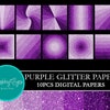 Ombre Glitter Digital Papers Instant Download Scrapbook Papers Green ...