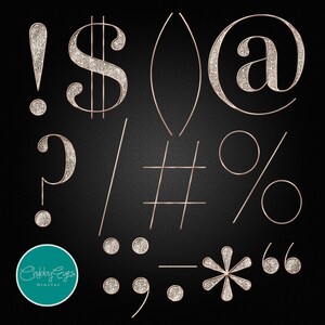 Champagne Gold Glitter Alphabet Clip Art, Gold Lettering Clip Art ...