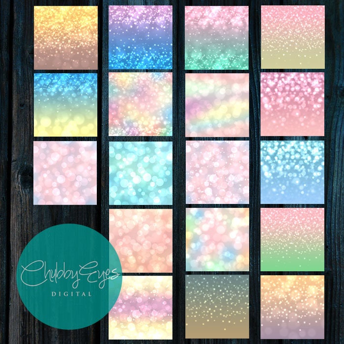 Bokeh Digital Papers Star Bokeh Overlays Instant Download - Etsy