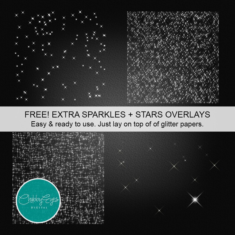 Red Chunky Glitter Digital Papers, Orange Seamless Scrapbook Papers ...