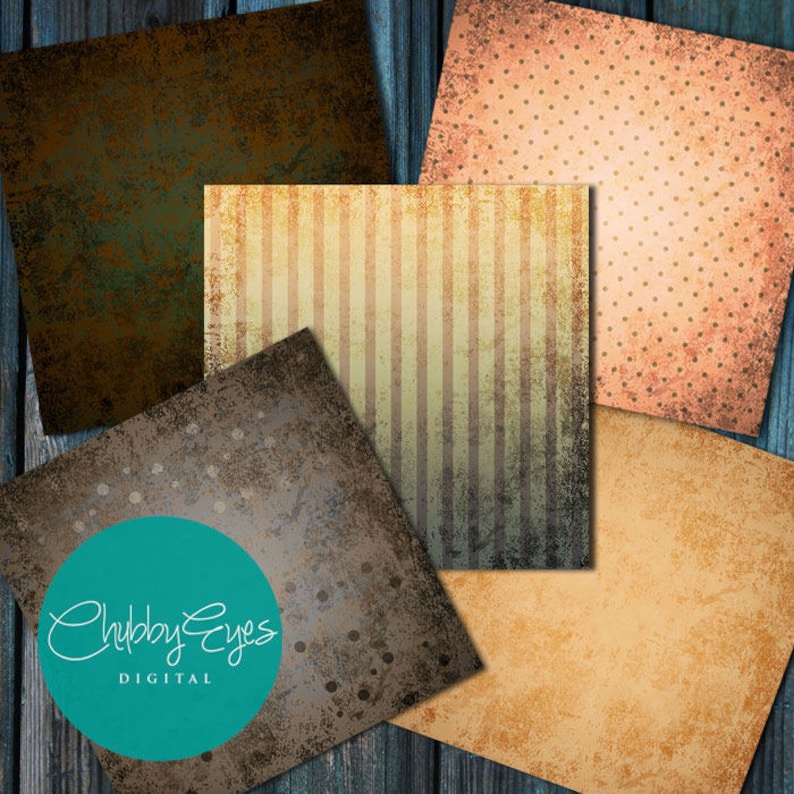 Dirty Grunge Digital Papers Scrapbook Papers Vintage Old - Etsy
