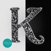 Black Glitter Alphabet Clip Art, Glam Clip Art Digital Instant Download ...