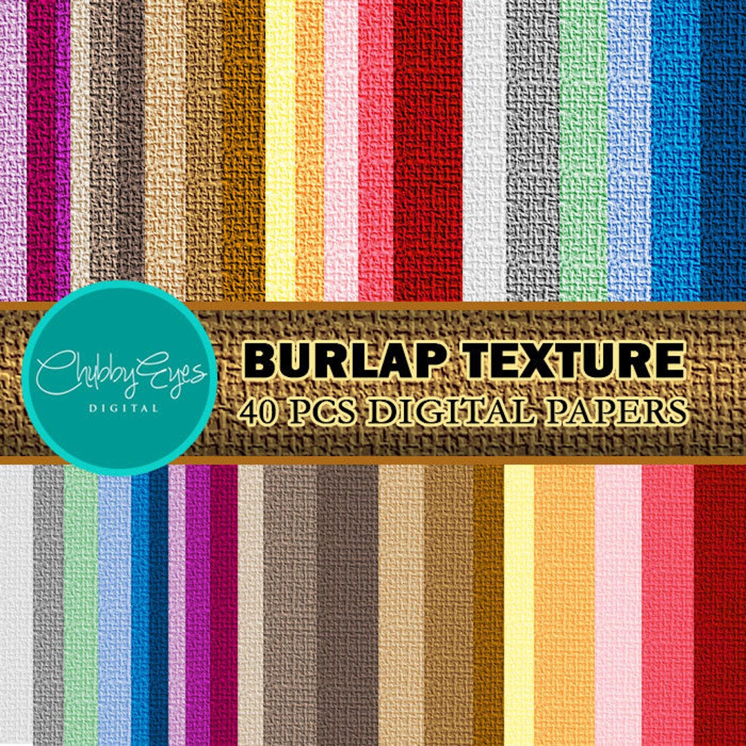 Burlap Texture Digital Papers , Scrapbook Papers, Linen Papers- Instant ...