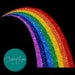 Glitter Rainbow Clip Art Colorful Rainbow Glitter (Download Now) - Etsy
