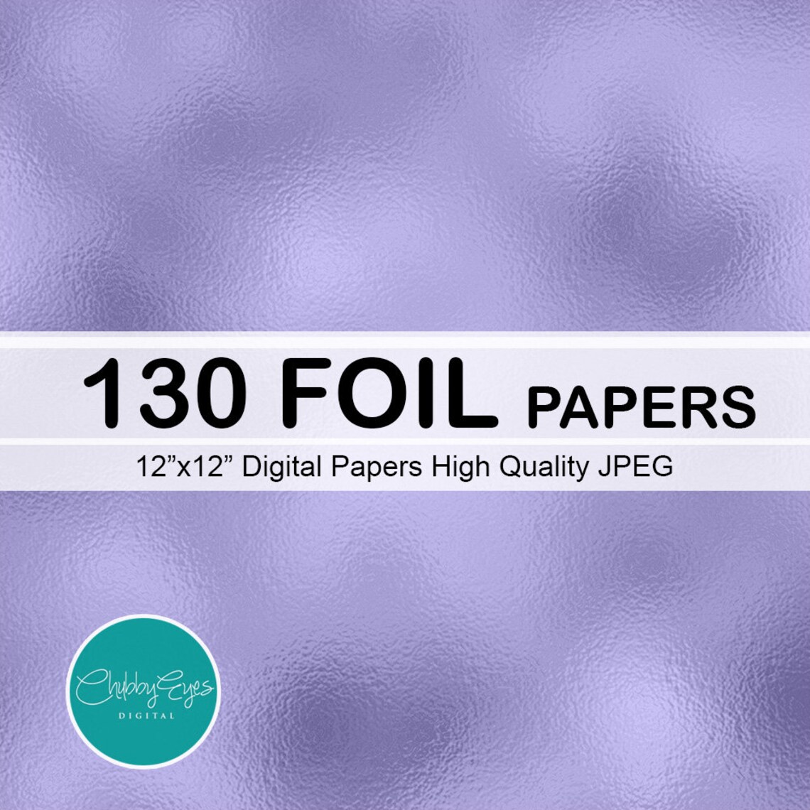 130 Metallic Foil Papers, Color Digital Papers, Metallic Colorful ...