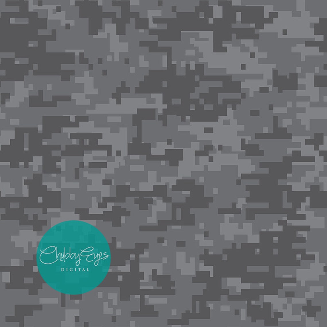 Pixelated Camouflage Digital Papers Colorful Scrapbook - Etsy