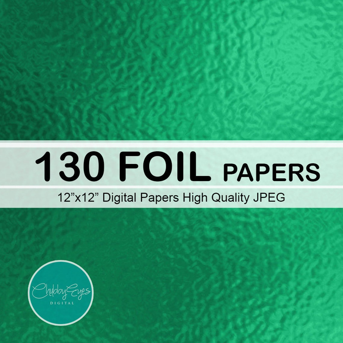 130 Metallic Foil Papers, Color Digital Papers, Metallic Colorful ...