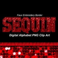 Faux Embroidery Alphabet PNG Bundle for Fall, Retro Bubble Applique ...