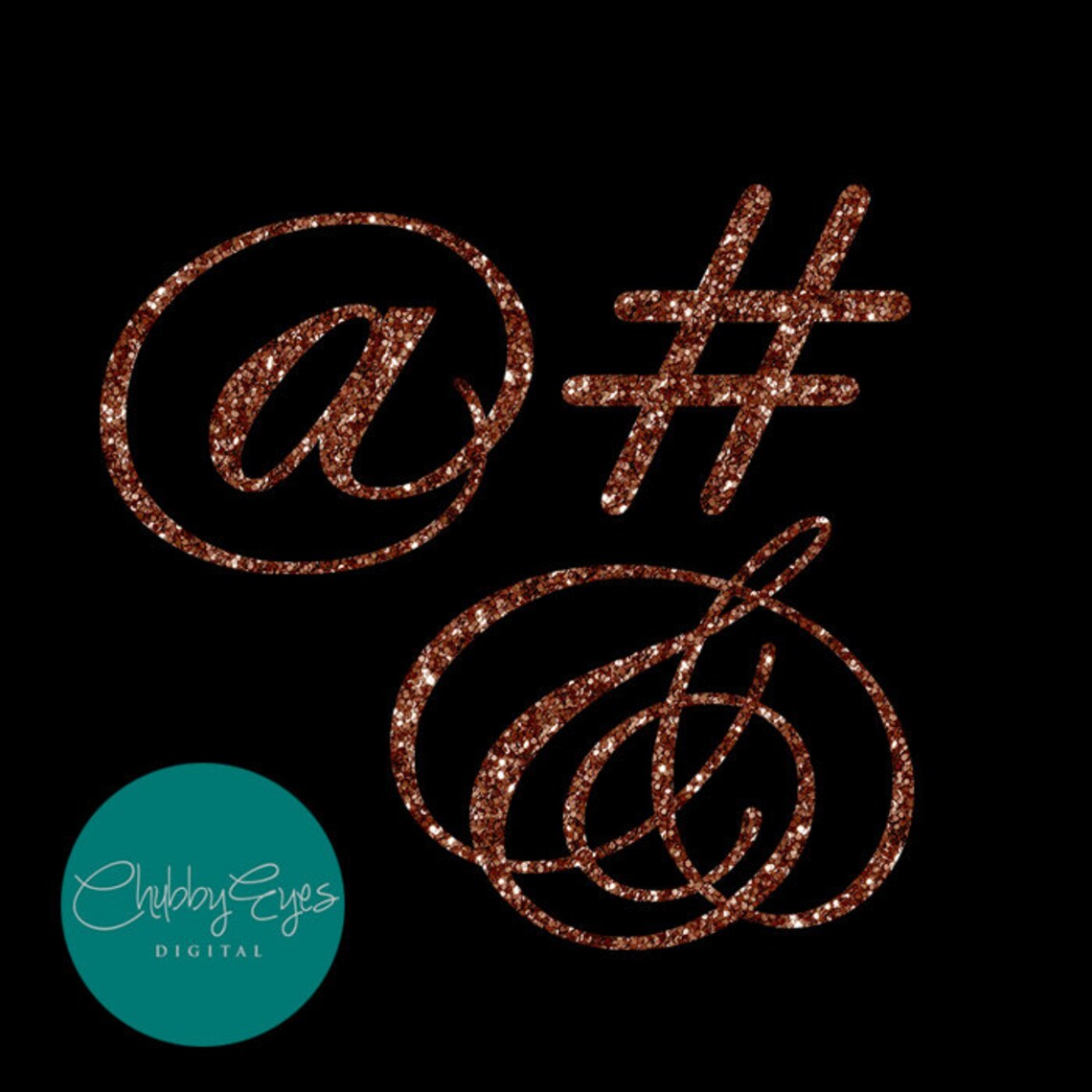 Brown Chunky Glitter Alphabet Clip Art Numbers and - Etsy