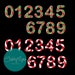 Christmas Candy Cane Digital Alphabet, Numbers and Punctuation Clip Art ...