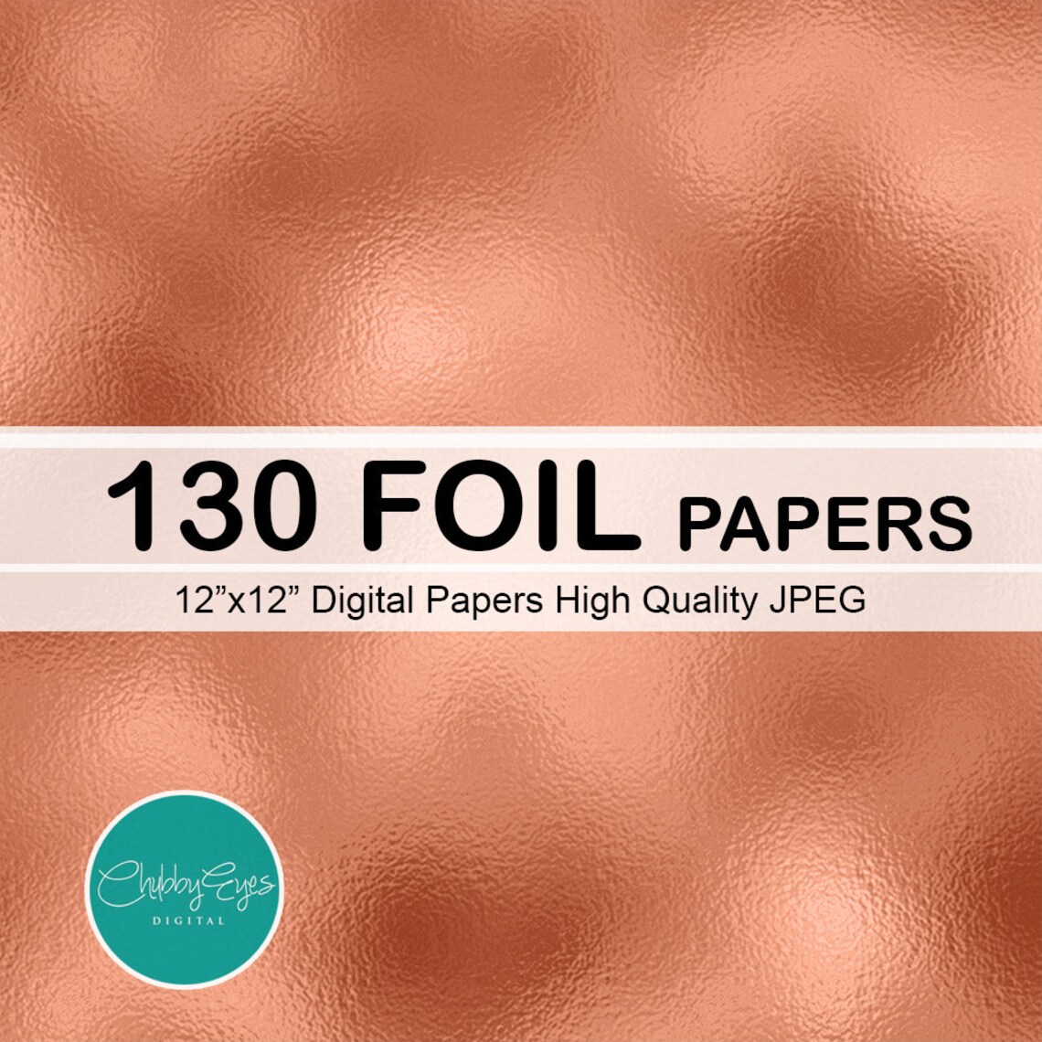 130 Metallic Foil Papers, Color Digital Papers, Metallic Colorful ...