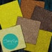 Yellow & Brown Glitter Digital Papers, Scrapbook Papers Sparkles ...
