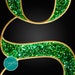 Green Glitter Alphabet Clip Art, Lettering Clip Art- Digital Instant ...