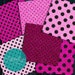 Pink Glitter Polka Dot Digital Papers, Scrapbook Papers Black Polka ...