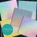 Pastel Ombre Glitter Digital Papers, Pastel Color Scrapbook Papers ...