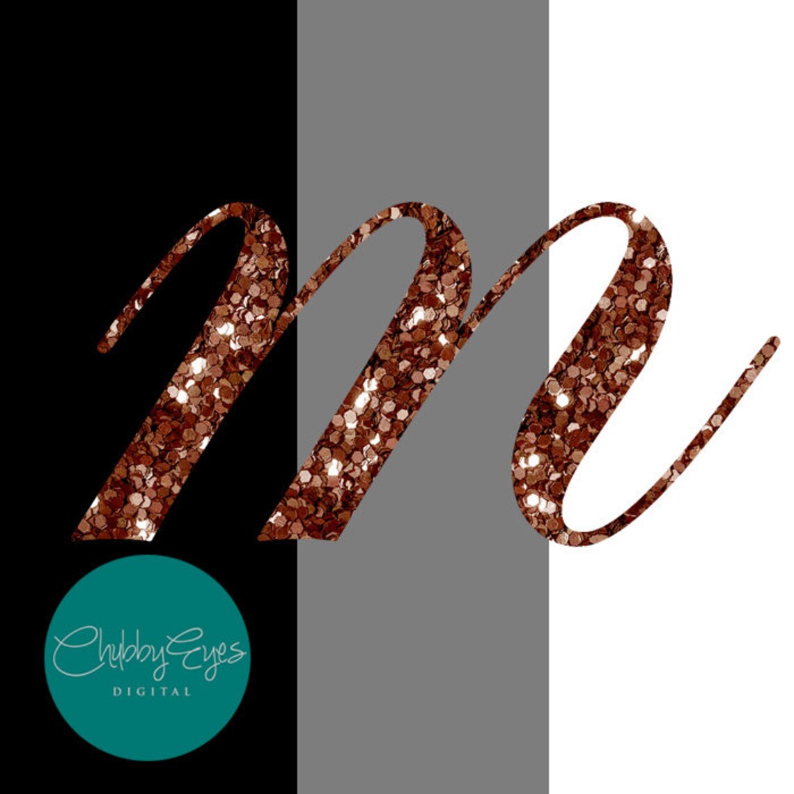 Brown Chunky Glitter Alphabet Clip Art Numbers and - Etsy